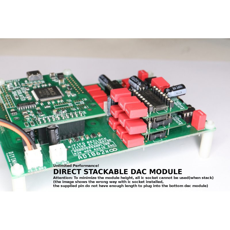 AD1862 R2R nonoversampling NOS Audio DAC with FIFO reclock